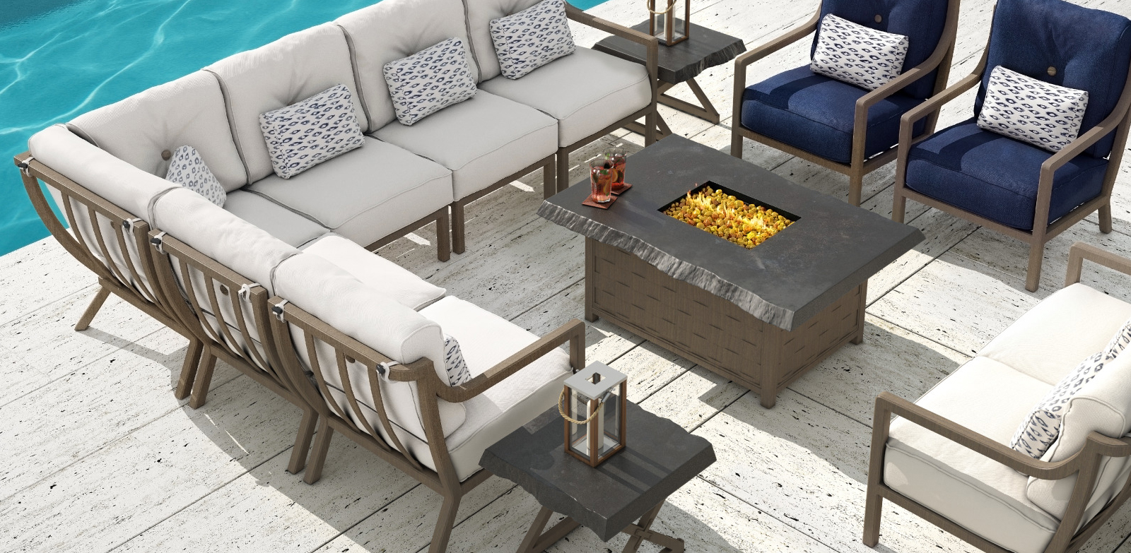 legend sectional - Island Living & Patio